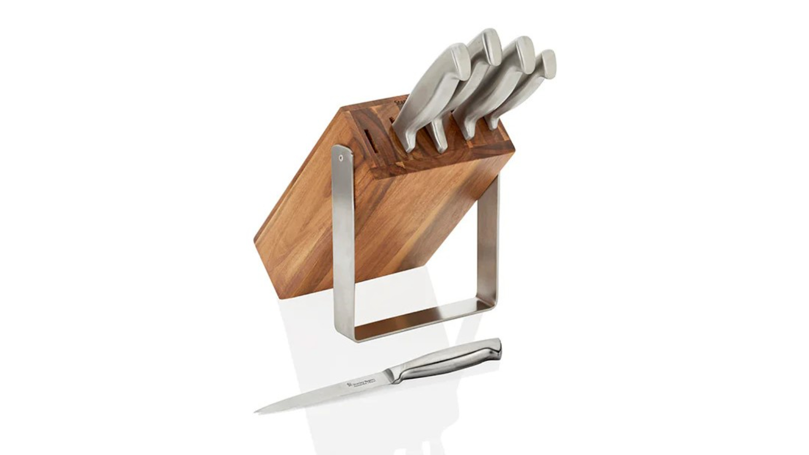 Stanley Rogers 6 Piece Quick Draw Knife Block | Harvey Norman