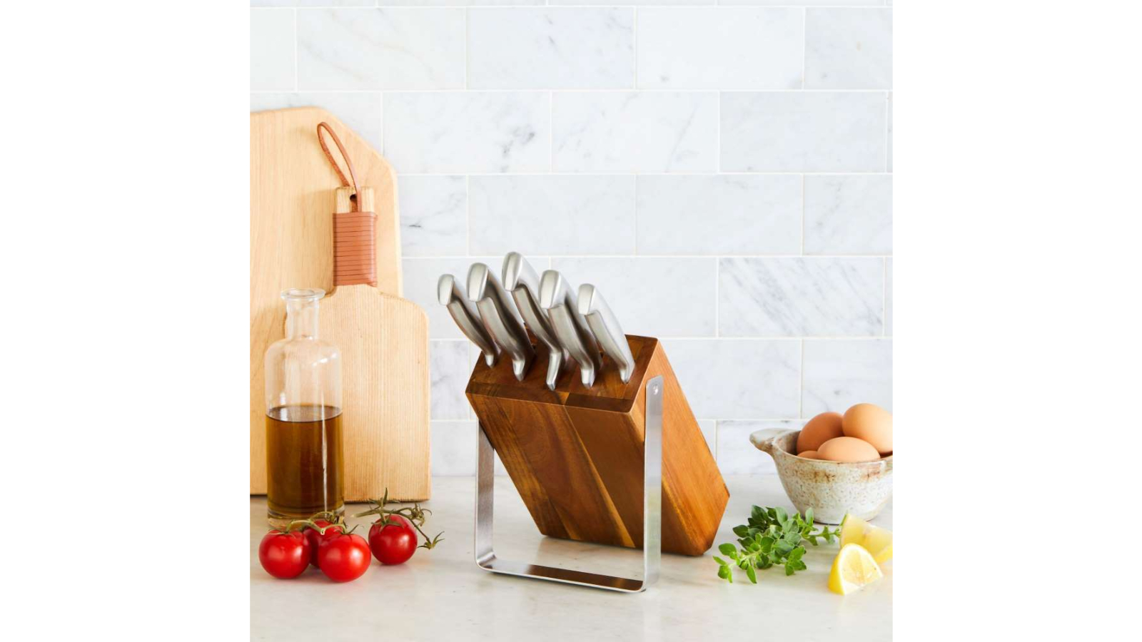 Stanley Rogers 6 Piece Quick Draw Knife Block | Harvey Norman