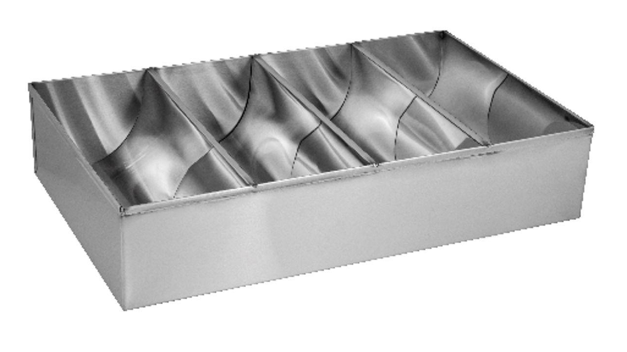 Moda Stainless Steel Cutlery Tray - 4 Compartments | Harvey Norman
