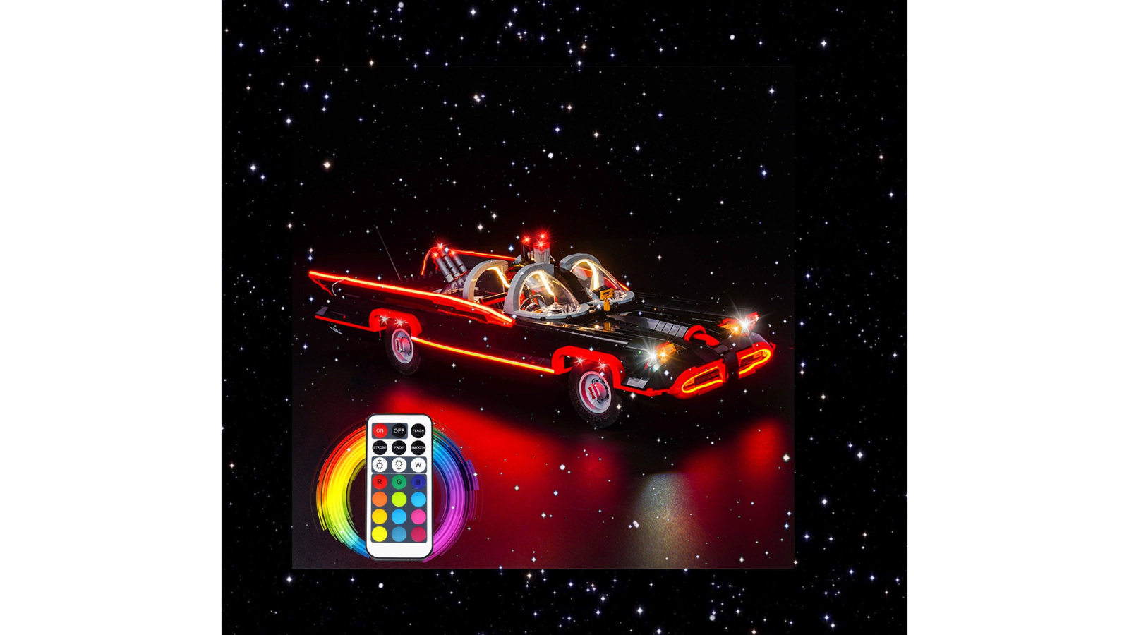 Brick Shine Light Kit for Lego Batman the Classic TV Series Batmobile ...