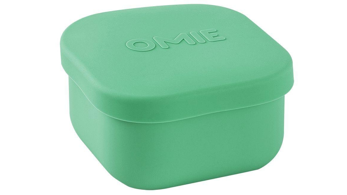 Omie 280ml Omiesnack Silicone Container - Green | Harvey Norman