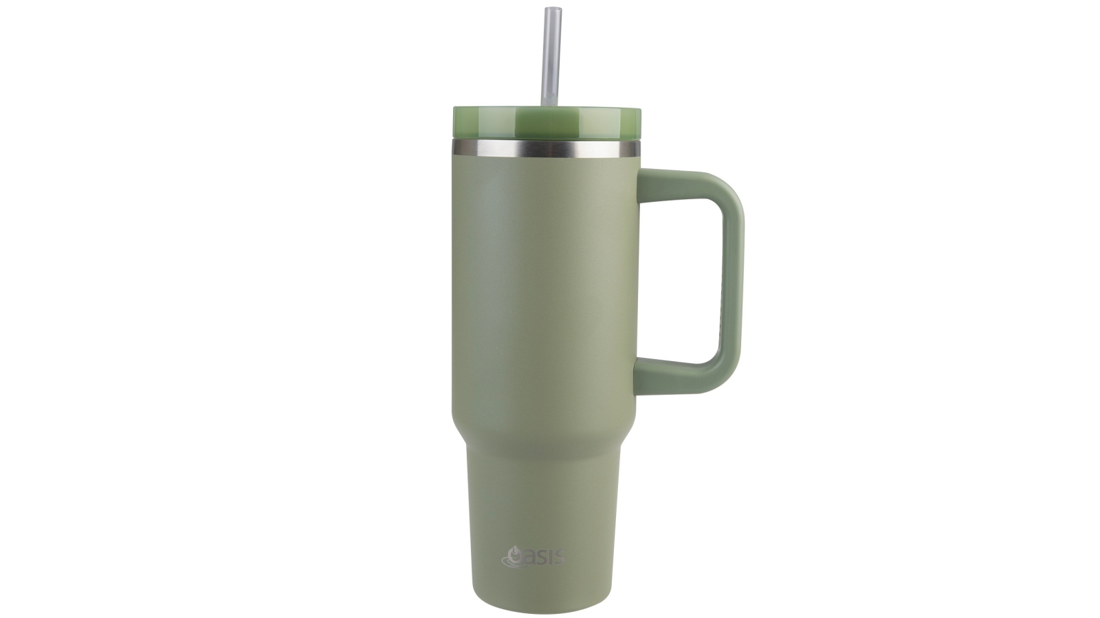 Oasis 1.2L Stainless Steel Commuter Travel Tumbler - Olive Green ...