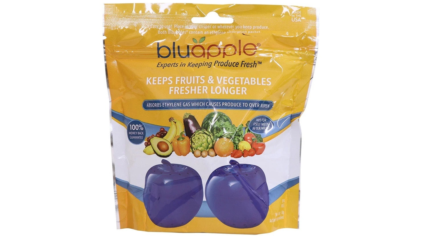 BluApple Classic Fruit and Vegetable Life Extender - 2 Pack | Harvey Norman