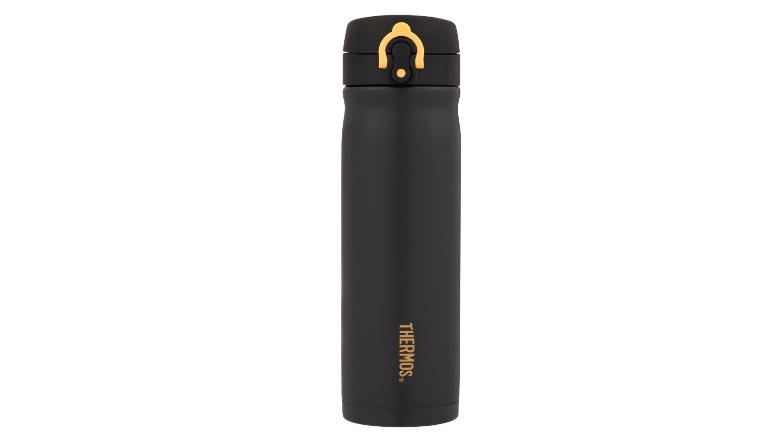 Thermos 470ml Vacuum Insulated Drink Bottle - Matte Black | Harvey Norman