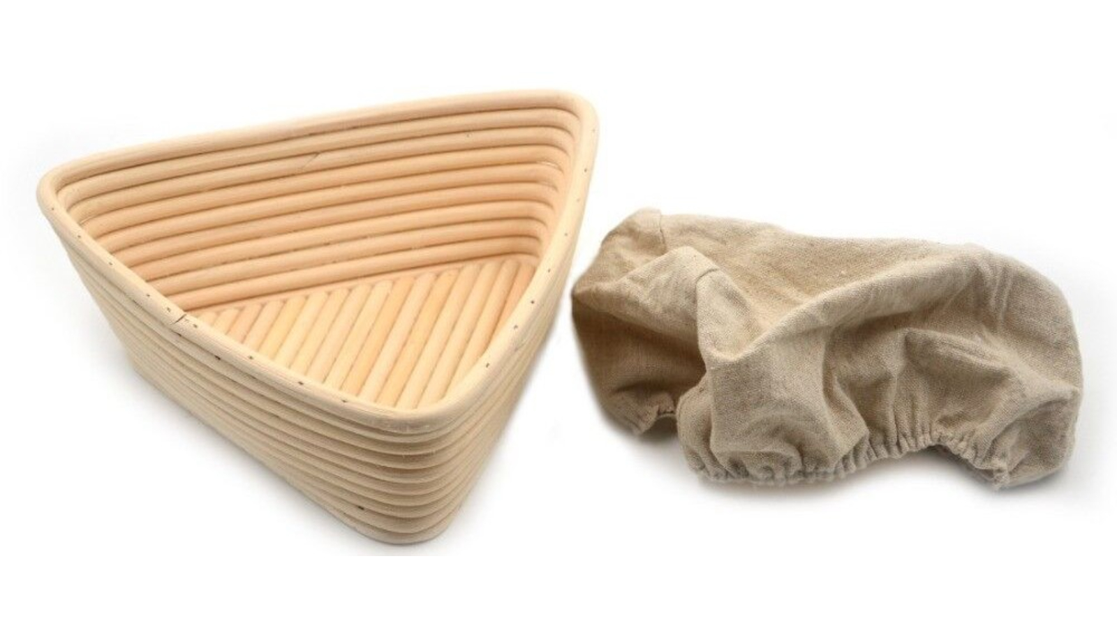 Brunswick Bakers Triangle Bread Banneton with Lining - 23cm | Harvey Norman