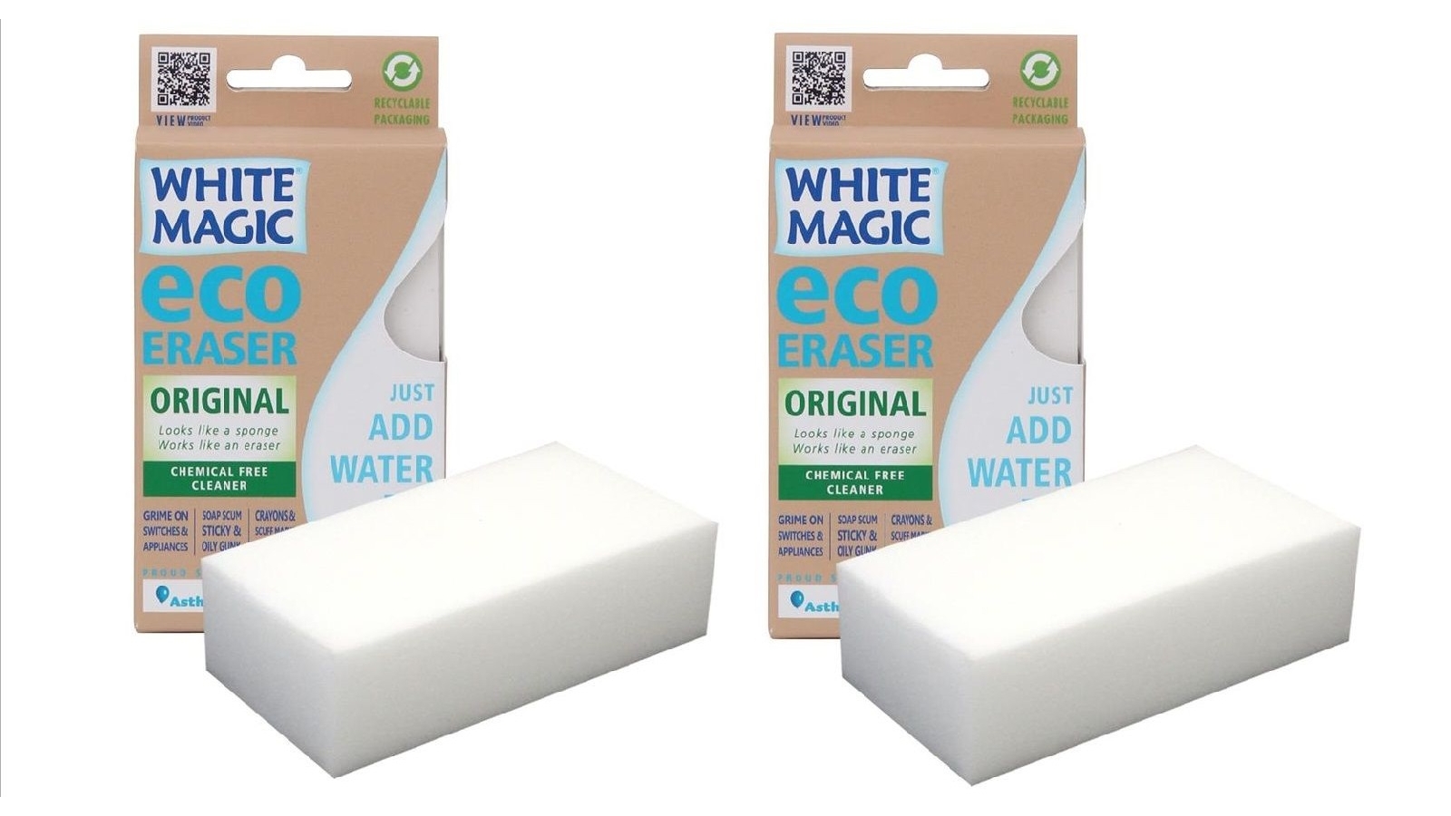 White Magic Pack of 2 Eco Eraser Original | Harvey Norman