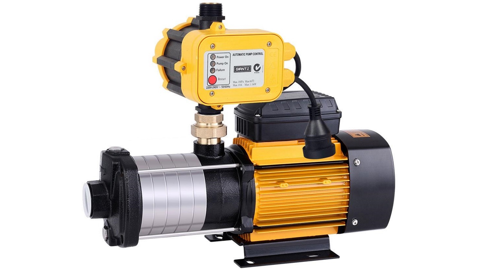 Giantz 2500W Water Pump - Yellow | Harvey Norman