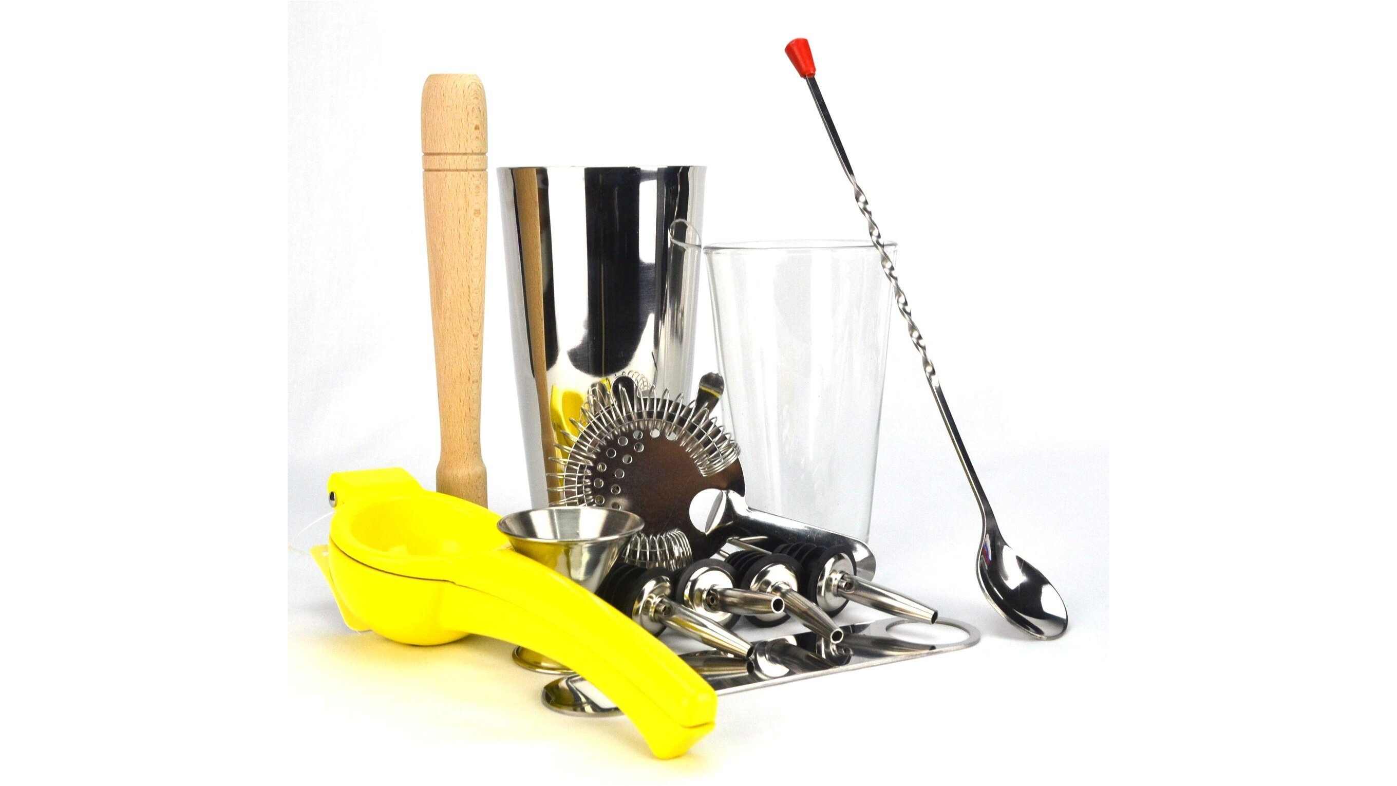 Purple Spoilz 10 Piece Boston Shaker Set With Lemon Squeezer and a free ...