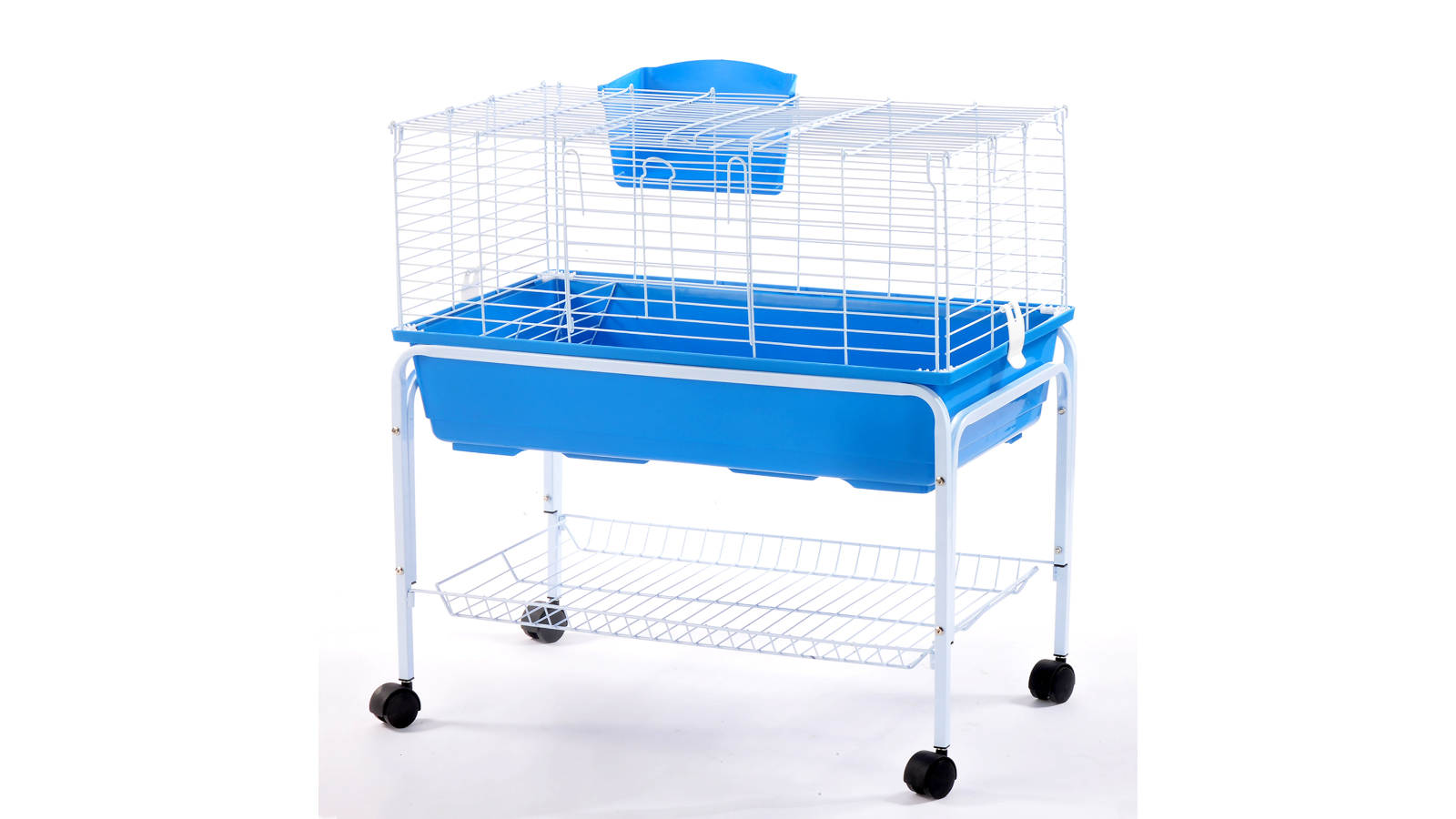 Flyline Bunny Hotel 80 Rabbit Guinea Pig Cage Hutch Habitat with Stand ...
