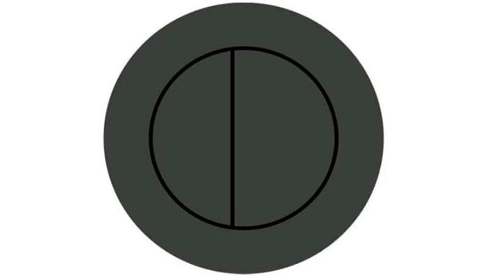 Parisi Actuator Button for Toilet Suite Cisterns - Matte Black | Harvey ...