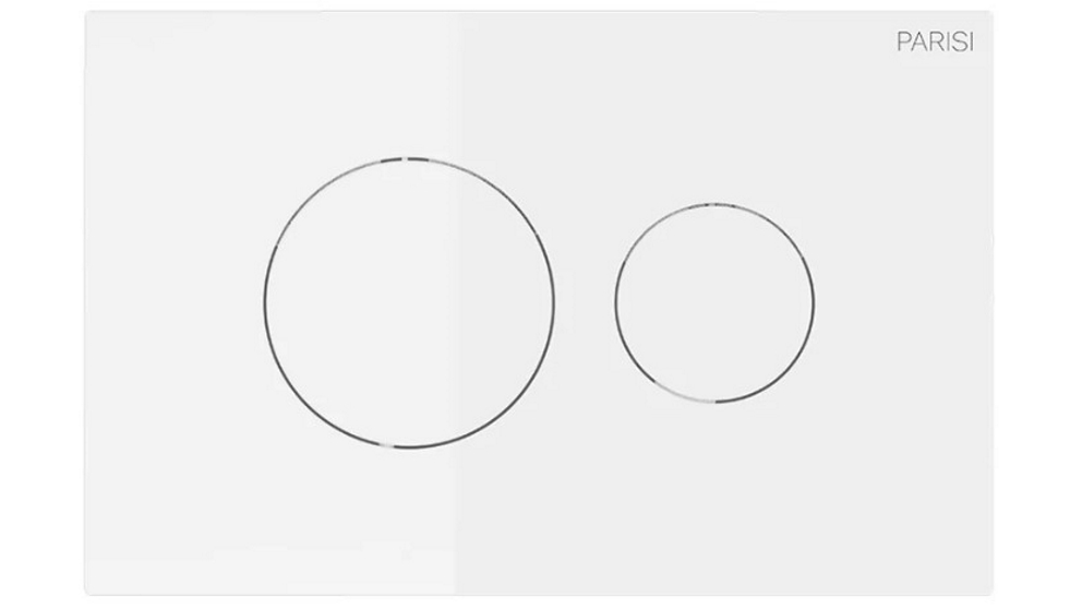 Parisi Tondo II Push Panel - Gloss White | Harvey Norman
