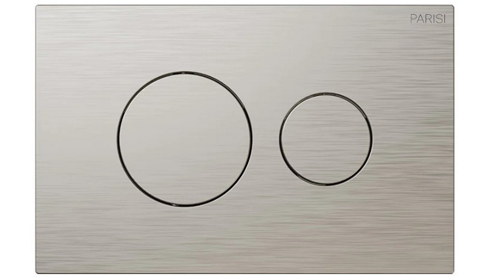 Parisi Tondo II Push Panel - Brushed Nickel | Harvey Norman