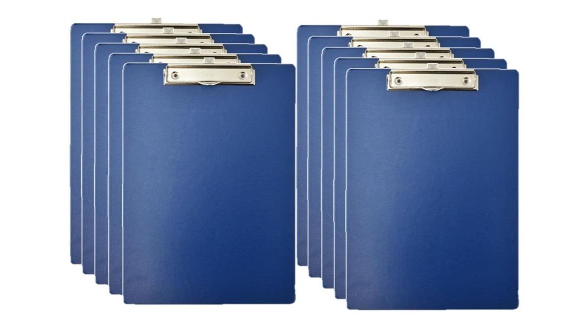Bantex Pack 10 A4 Clipboard - Blue | Harvey Norman