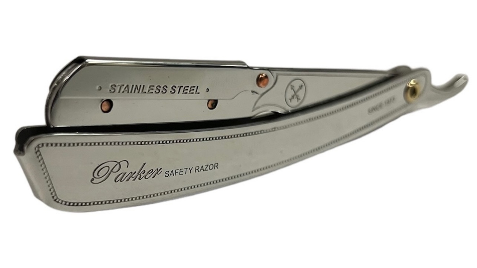 Parker SRX Stainless Steel Straight Edge Professional Barber Razor ...
