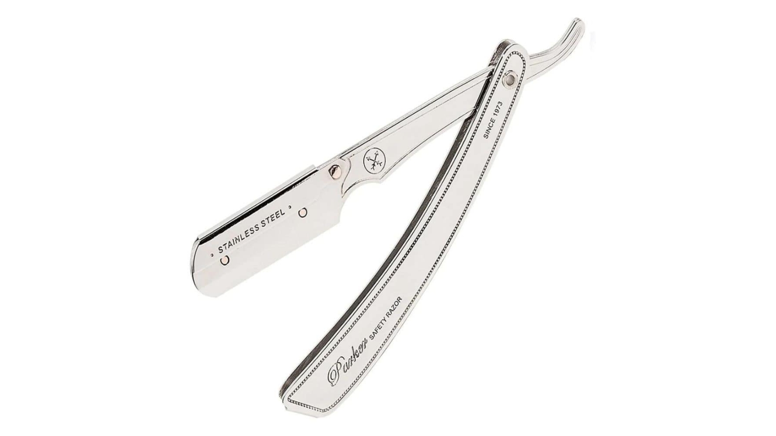 Parker SRX Stainless Steel Straight Edge Professional Barber Razor ...