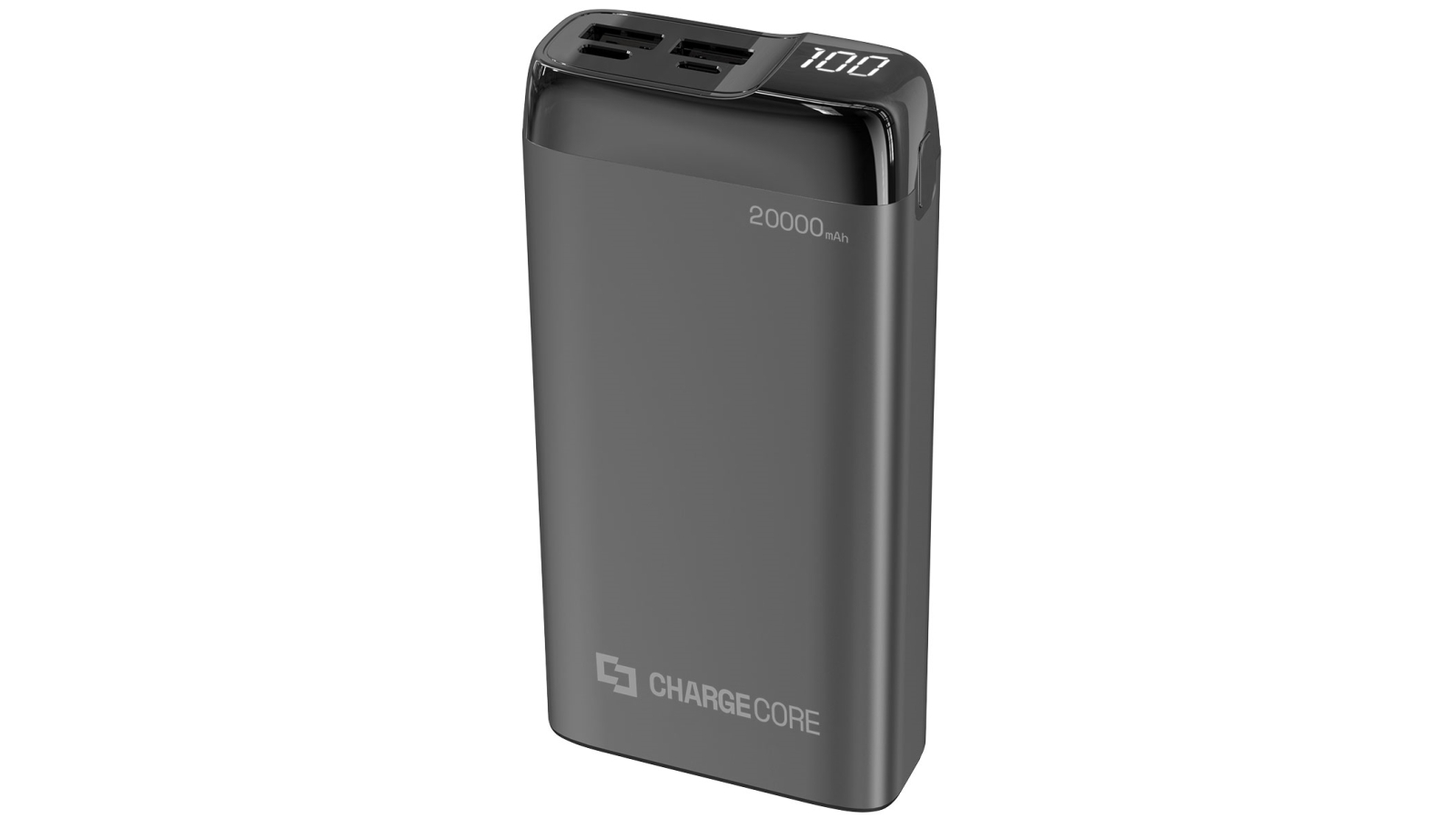 Laser 20000mAh Power Bank with LED Display - Black | Harvey Norman