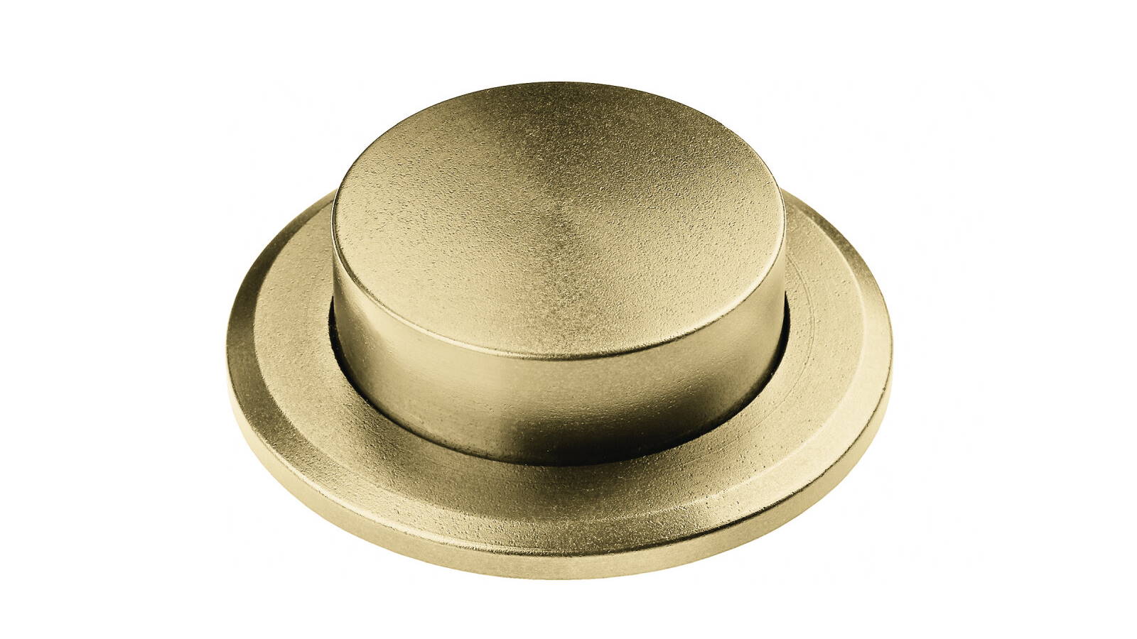 Franke Round Push Button - Gold | Harvey Norman