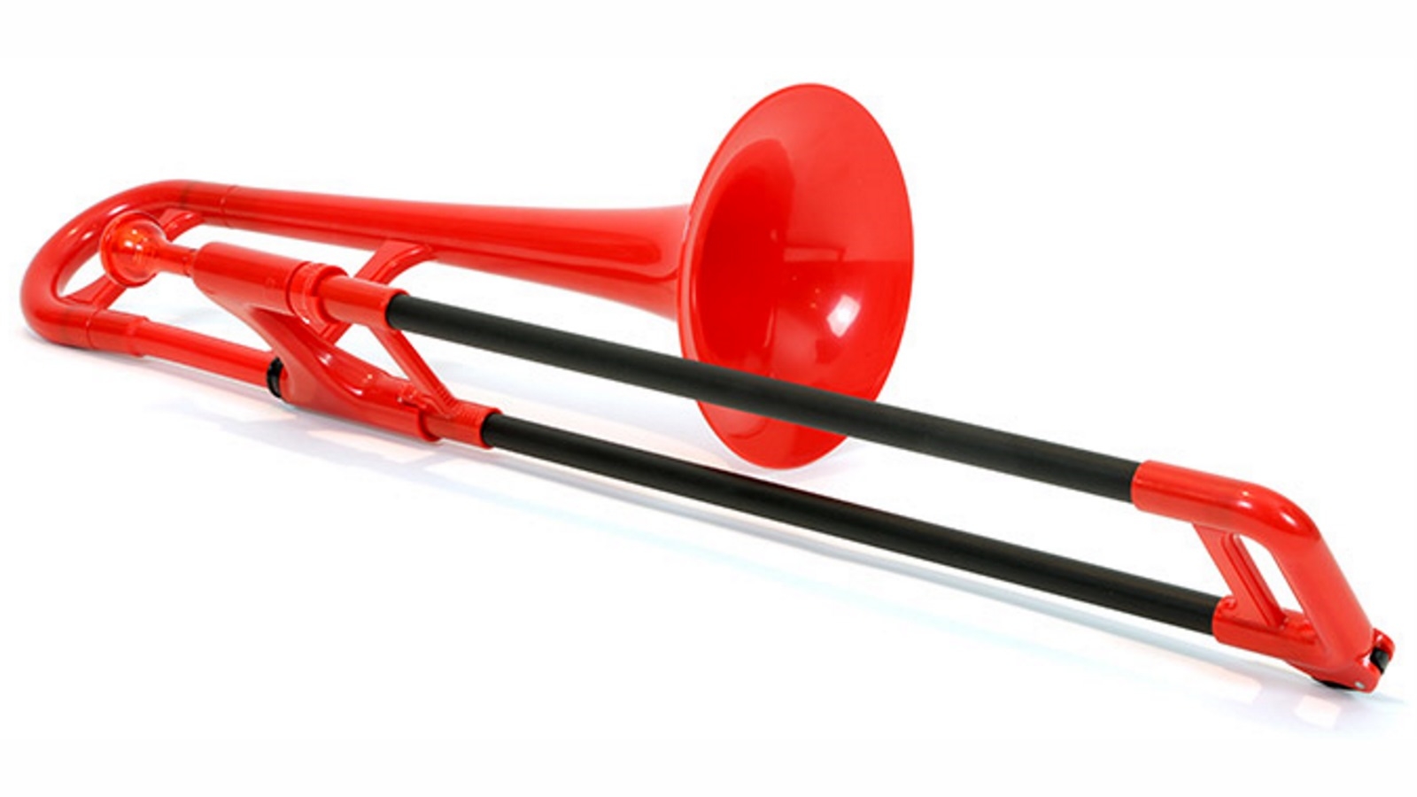 pInstruments Jiggs pBone Mini Plastic Trombone Red Harvey Norman