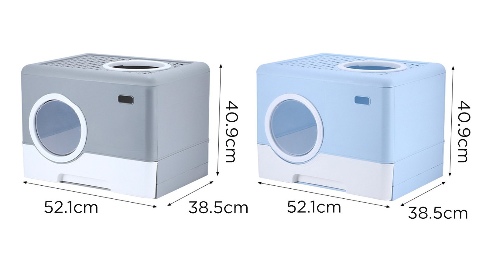 Furbulous Cat Litter Box Camera Shape - Grey | Harvey Norman