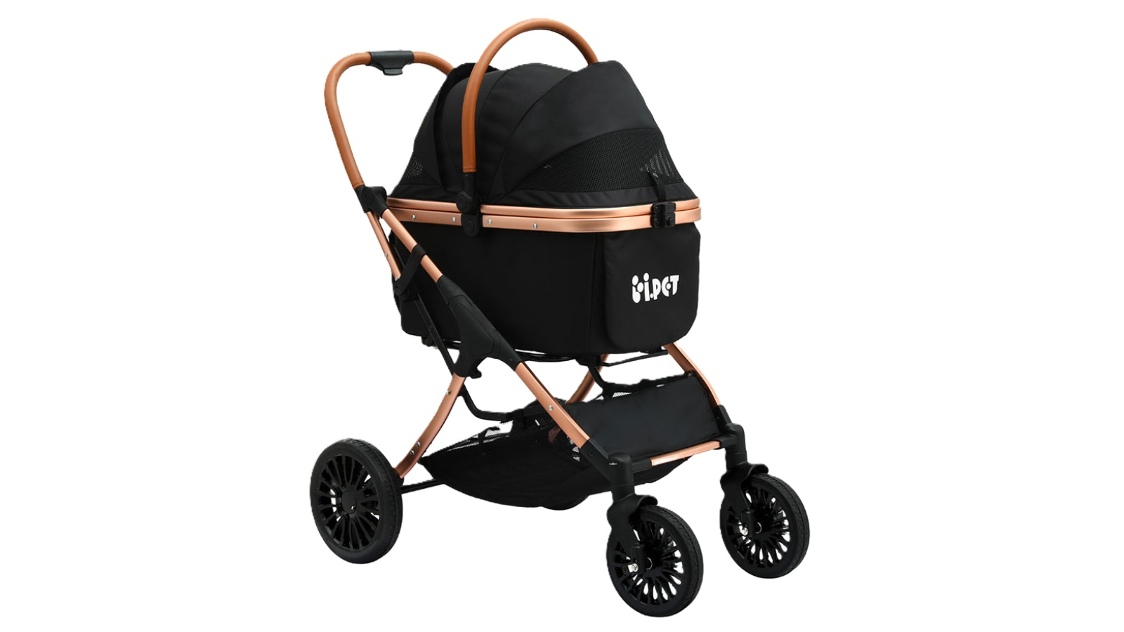 i.Pet Large 4-Wheel Foldable Travel Stroller | Harvey Norman