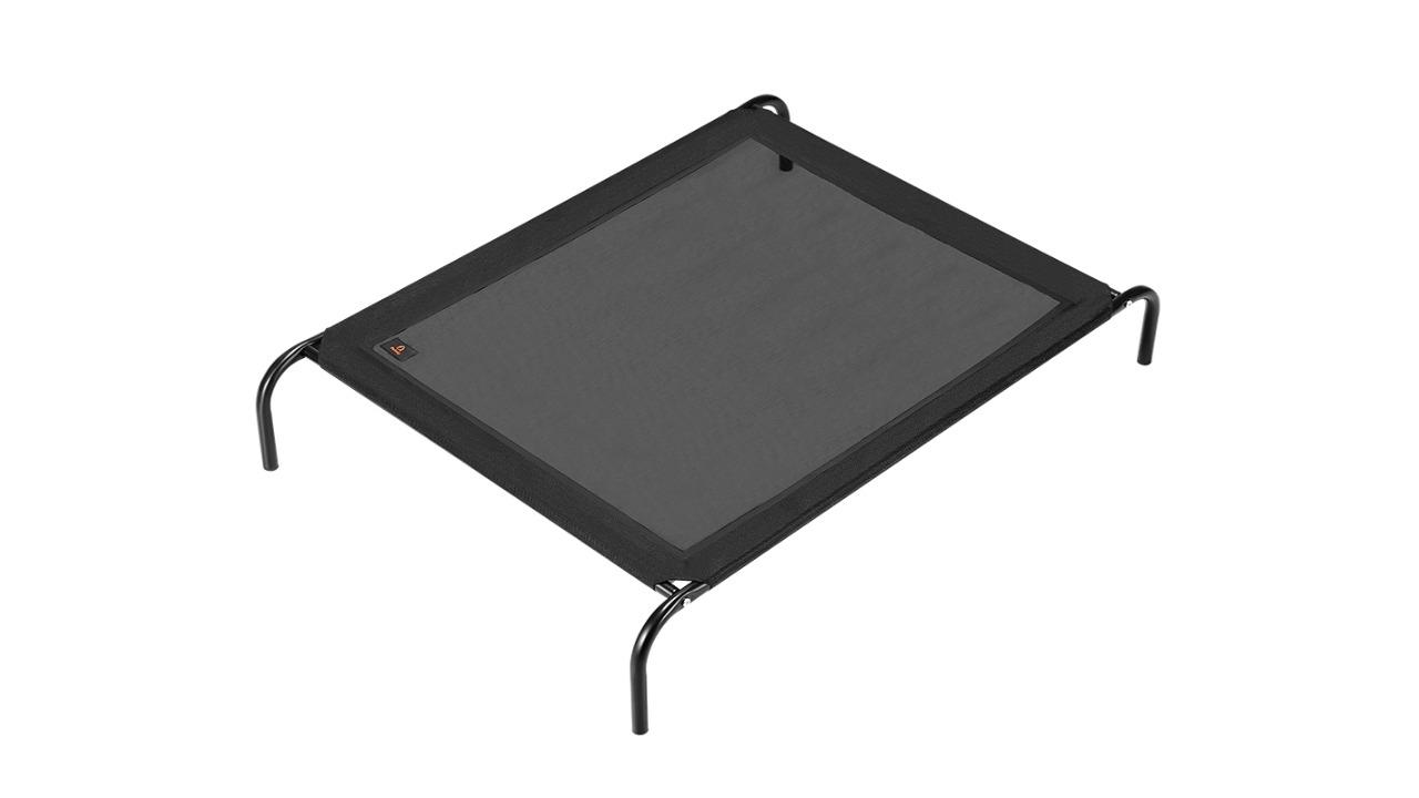 Petzly Cooling Elevated Pet Bed - Black | Harvey Norman