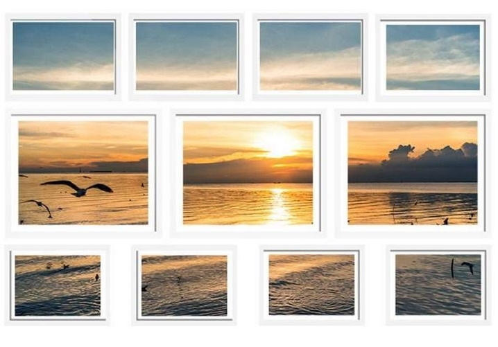 Artiss 11 Pieces Photo Frame Wall Set - White | Harvey Norman