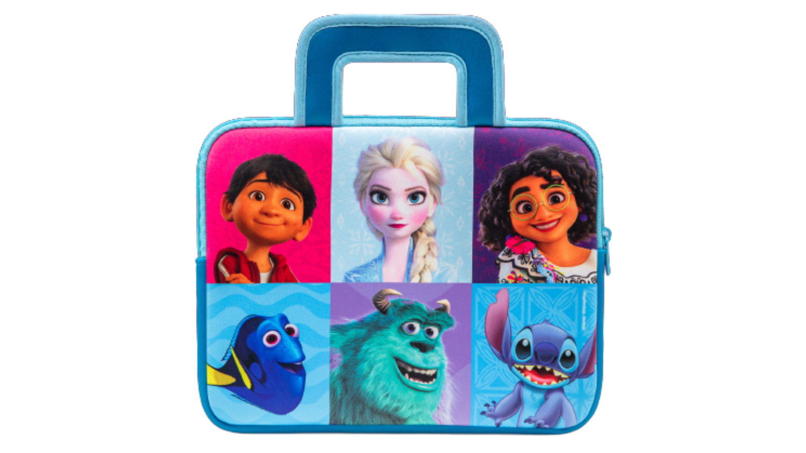 Disney 8-inch Multi Character Carry Bag - Blue | Harvey Norman