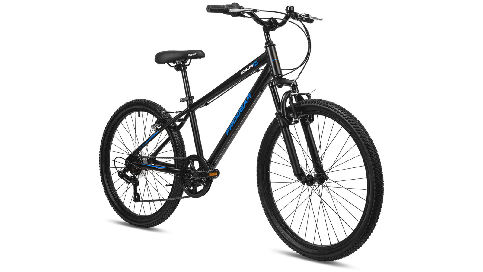 Progear DuraLite Boys 24-inch 7-Speed Bike - Obsidian | Harvey Norman