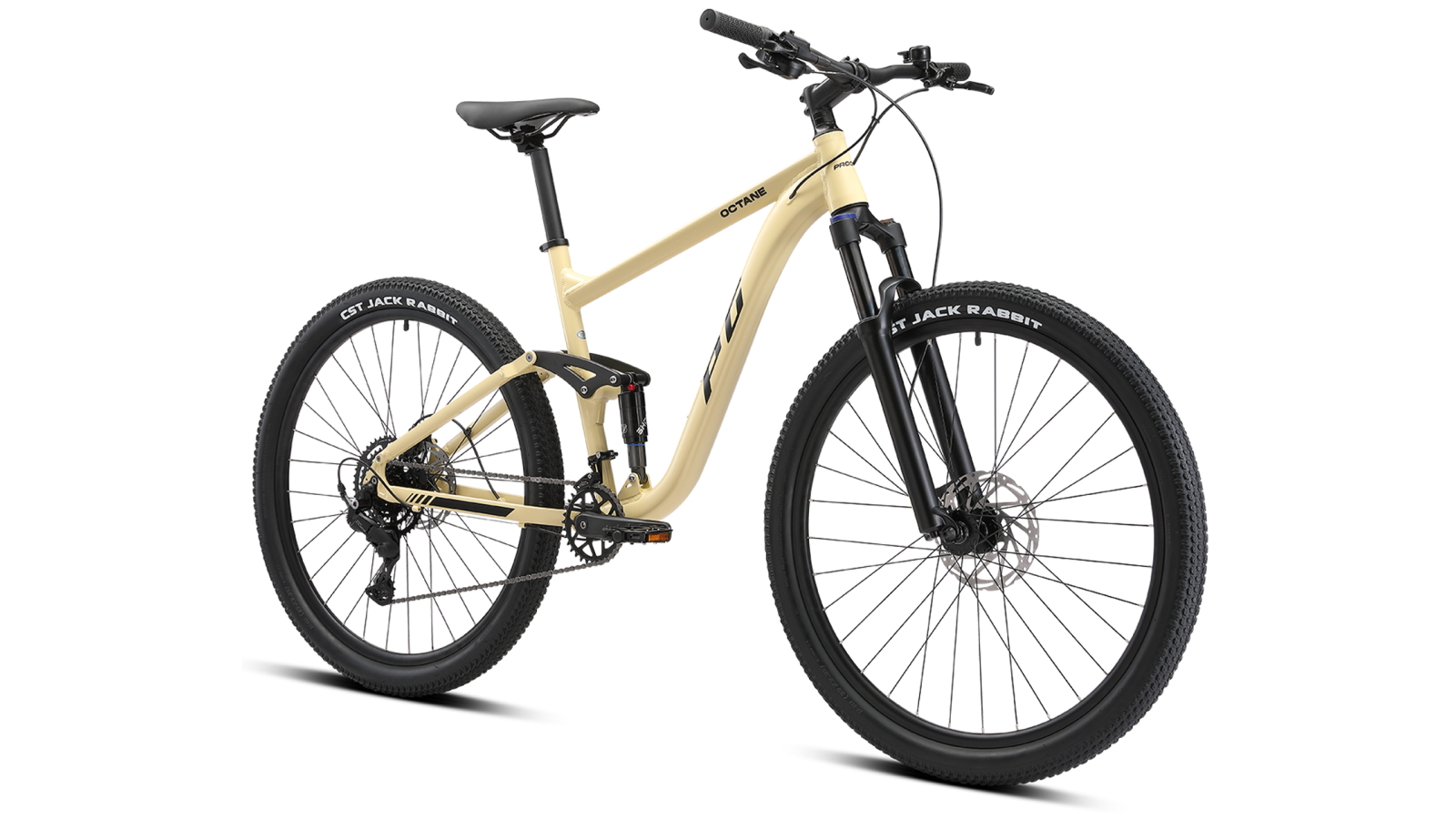 Progear 19-inch Octane Dual Suspension Mountain Bike - Sahara | Harvey ...