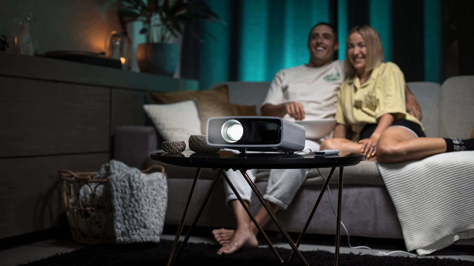 Philips NeoPix 550 Smart Projector - White | Harvey Norman
