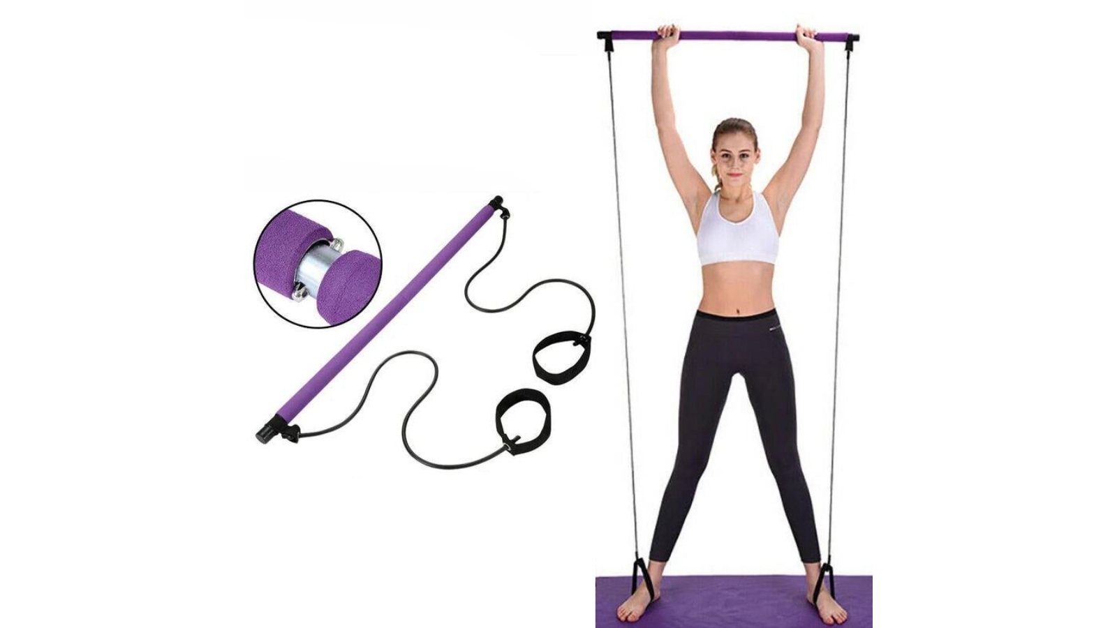 Portable Pilates Stick Kit | Harvey Norman