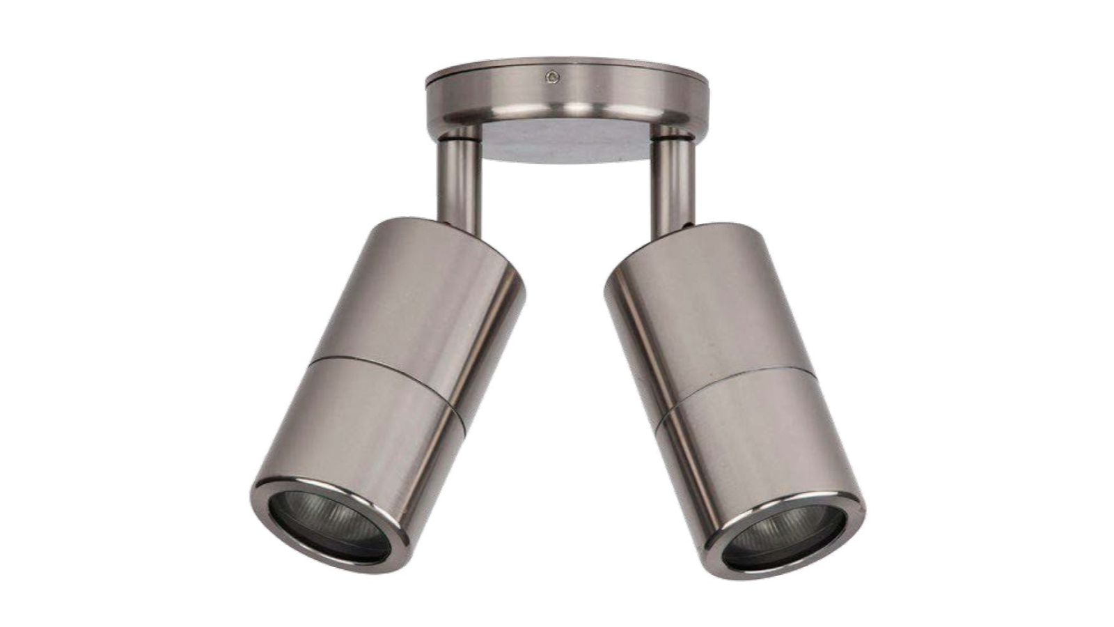 IP65 Double Adjustable GU10 Round Back Plate Pillar Light - 316 ...