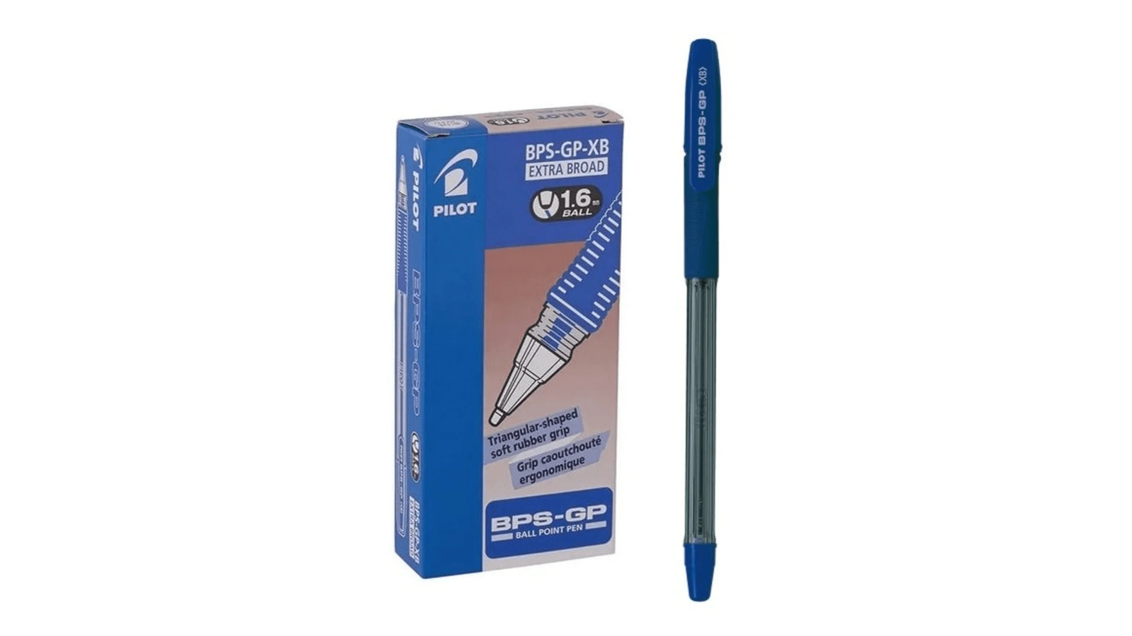 Pilot Box of 12 BPS-GP Extra Broad Ballpoint Pen - Blue | Harvey Norman
