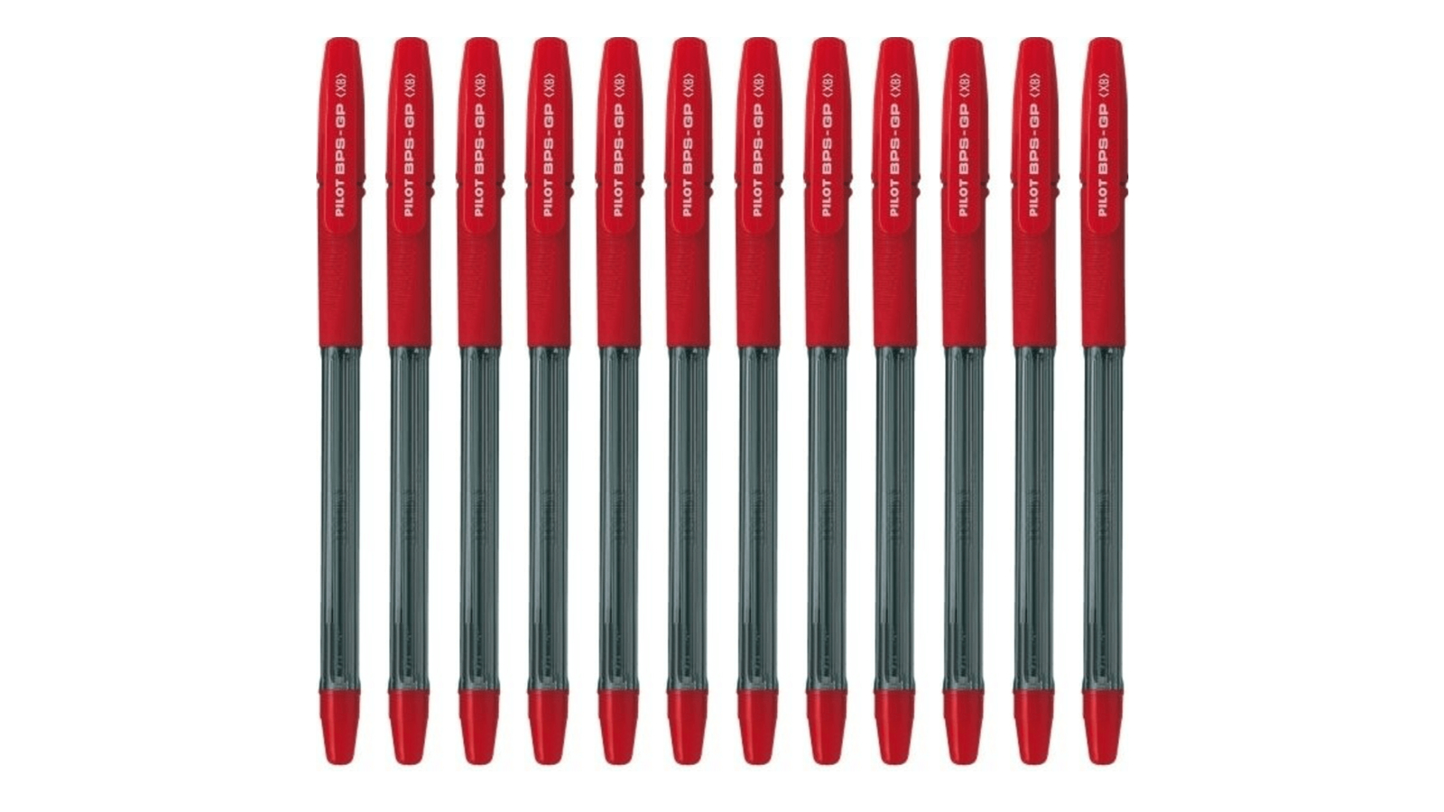 Pilot Box of 12 BPS-GP Extra Broad Ballpoint Pen - Red | Harvey Norman