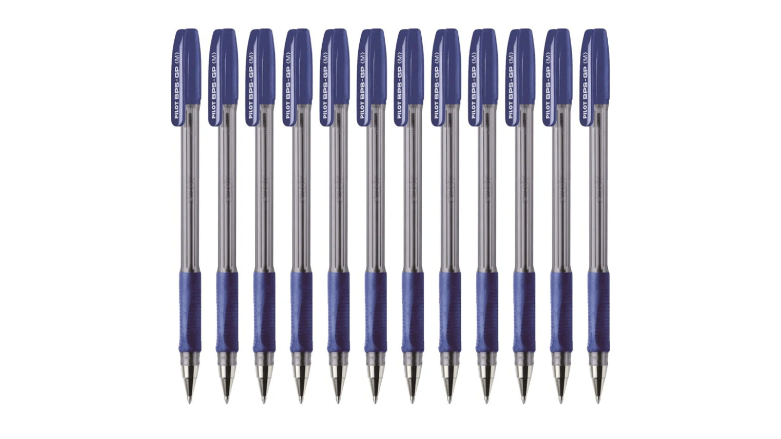 Pilot Box of 12 BPS-GP SuperGrip Medium Ballpoint Pen - Blue | Harvey ...