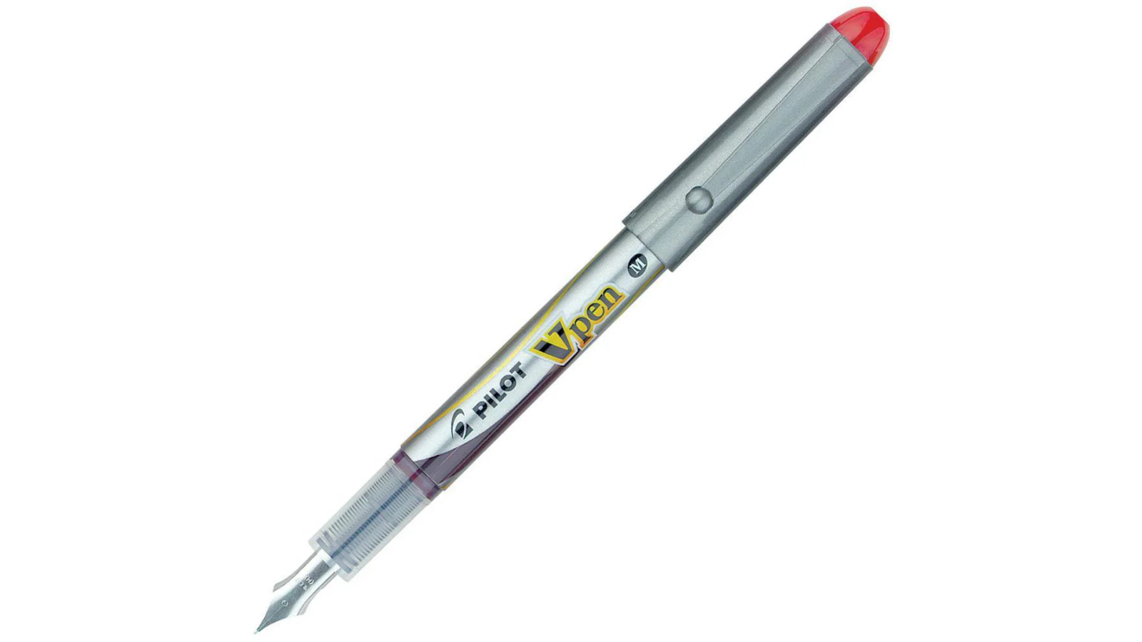 Pilot Box of 12 Disposable Fountain V Pen - Red | Harvey Norman