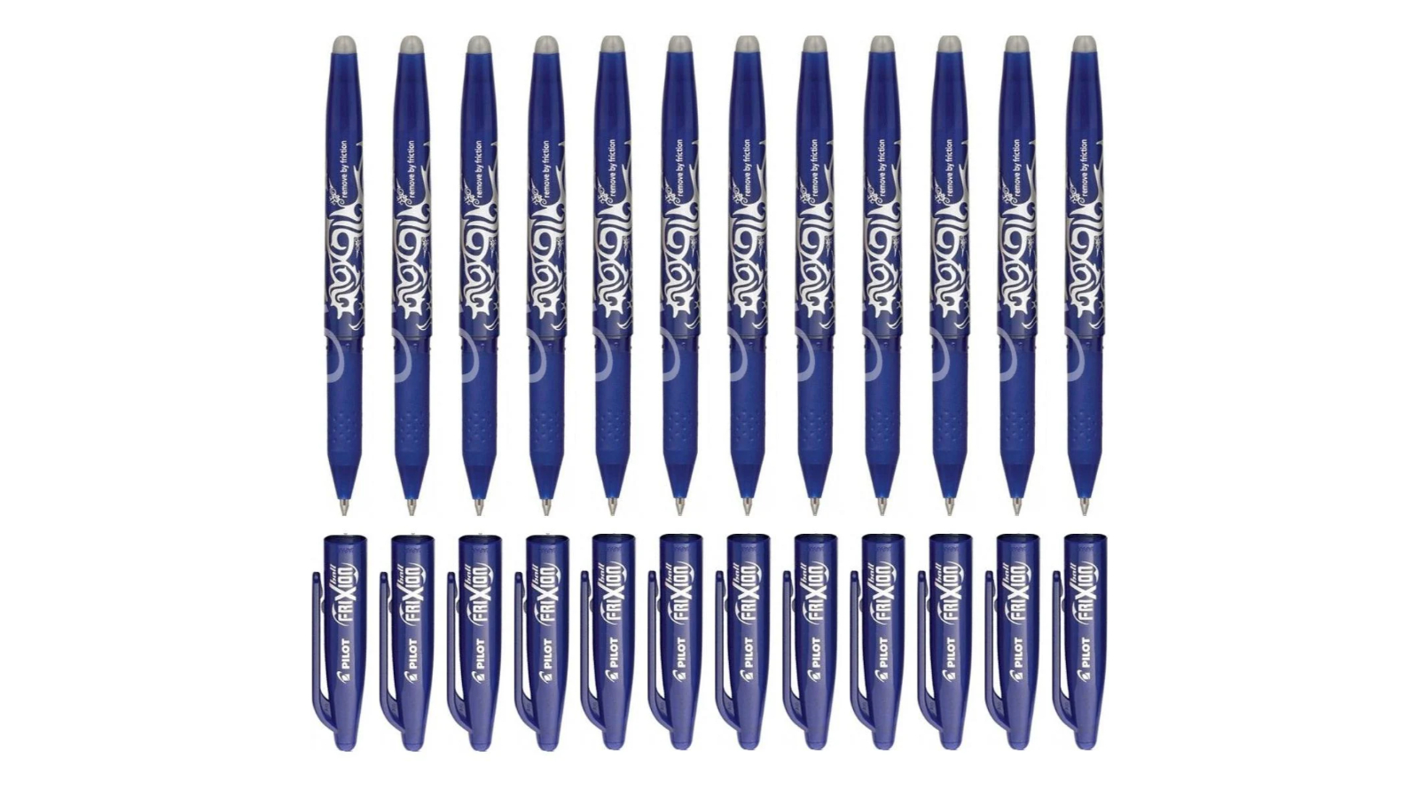 Pilot Box of 12 0.07cm Frixion Erasable Gel Ink Pen - Blue | Harvey Norman