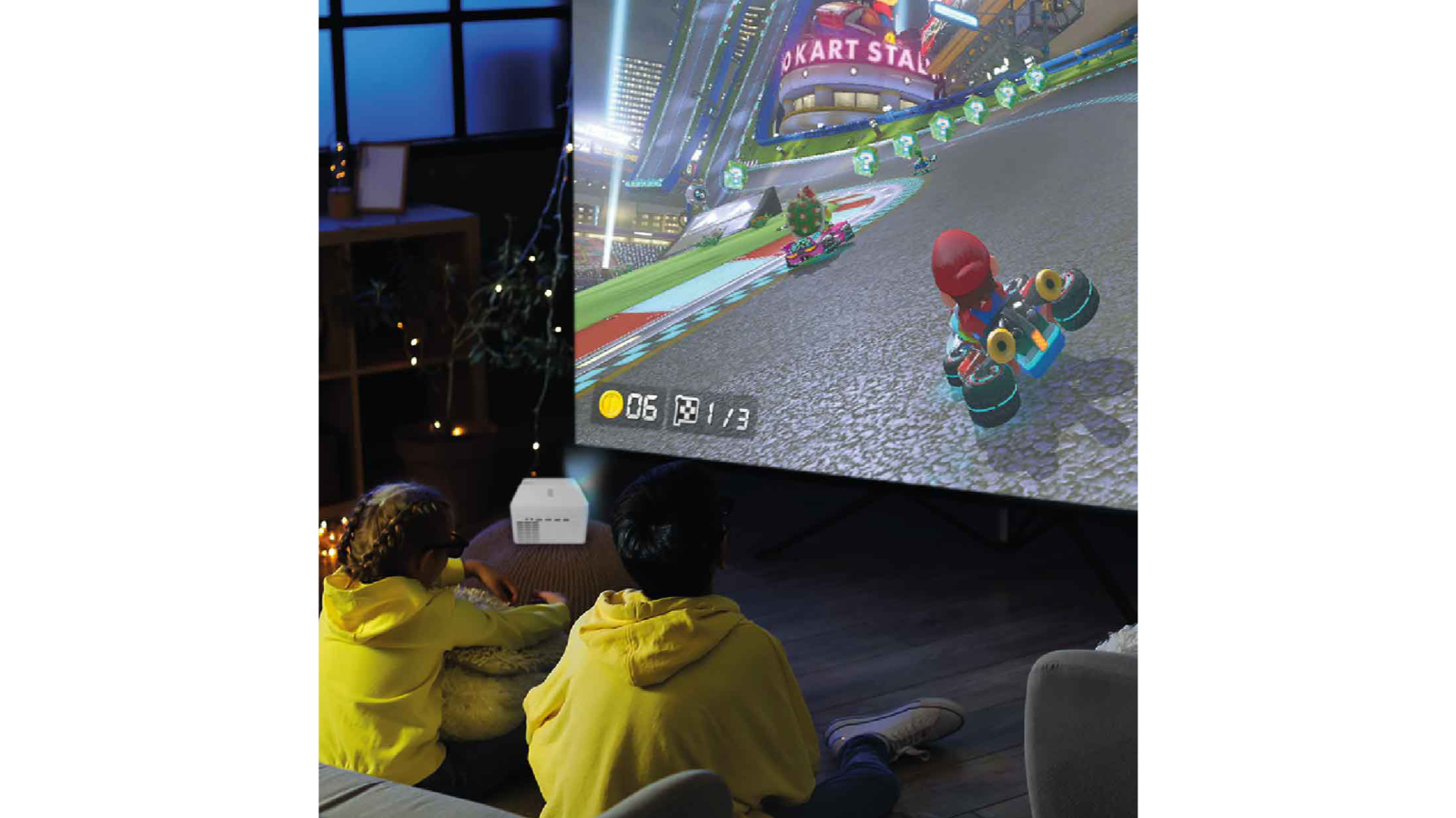 Laser 1080P LED Projector with DVD Player and WiFi Cast | Harvey Norman