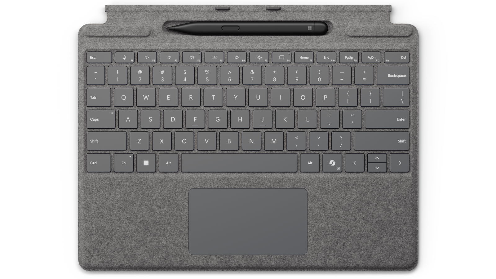 Microsoft Surface Pro Keyboard 13 Inch with Slim Pen 2 - Platinum ...