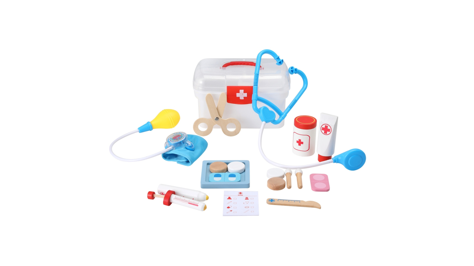 Keezi Kids Medical Case Pretend Play Set | Harvey Norman