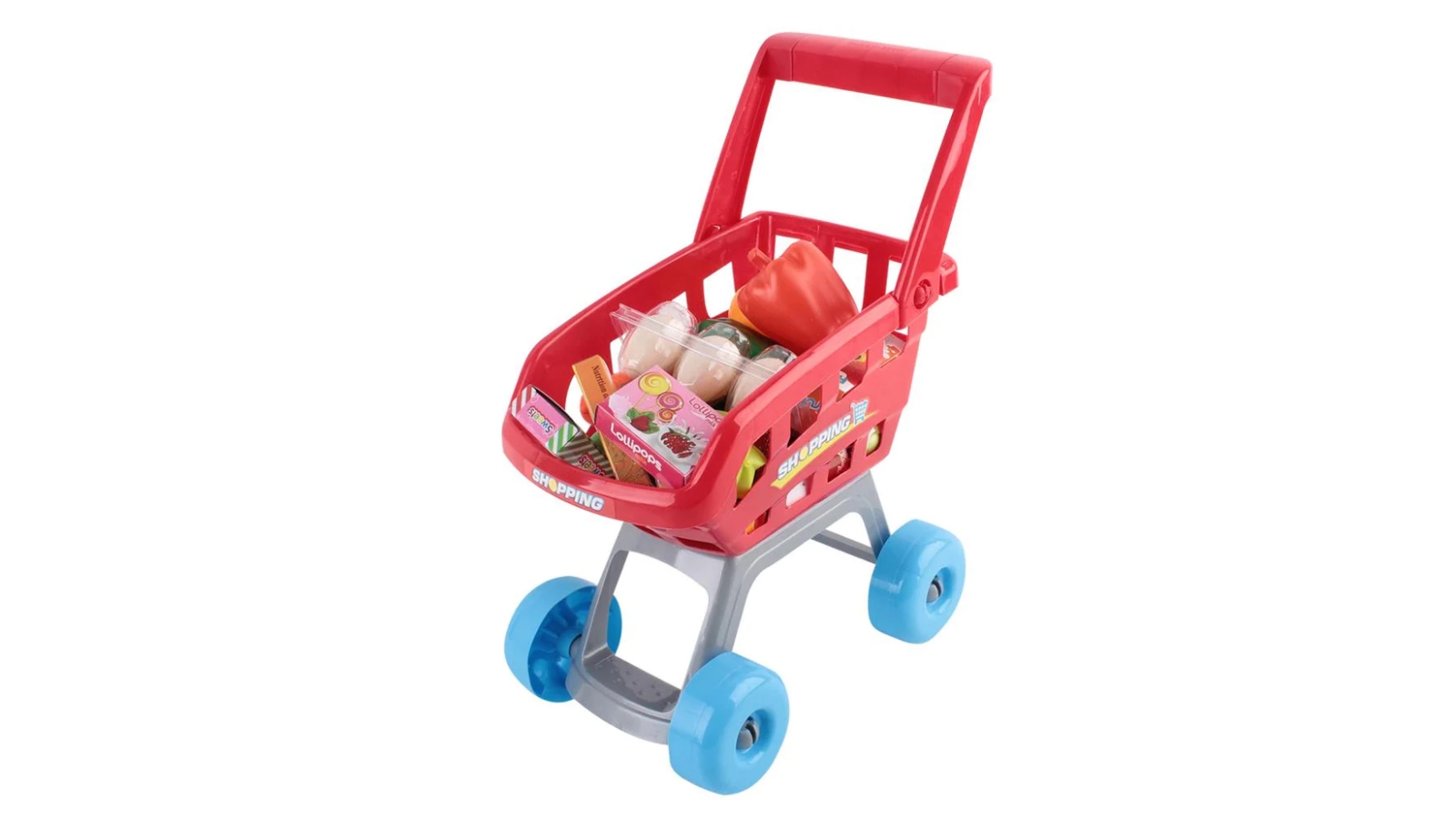 BL 24 Piece Kids Super Market Toy Set - Red/White | Harvey Norman