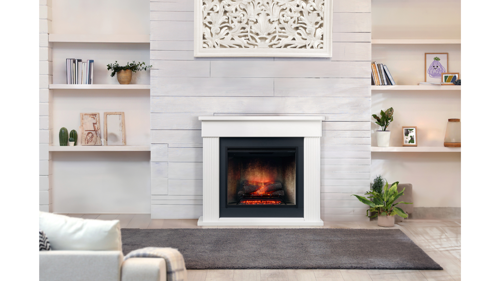 Dimplex 2kW Portland Electric Fire Suite Firebox- X-Large | Harvey Norman