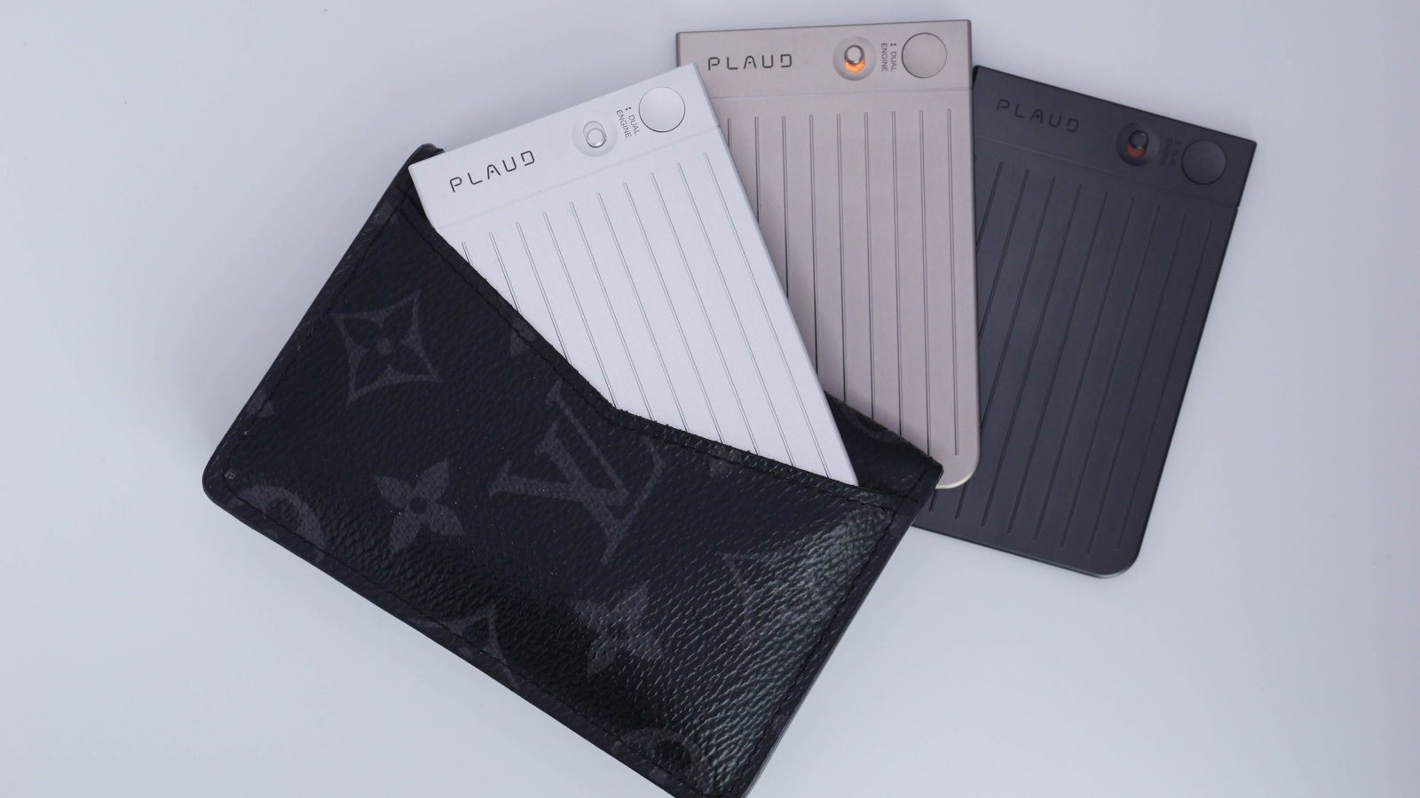 Plaud Note AI Voice Recorder (Silver) with Magnetic Case | Harvey Norman