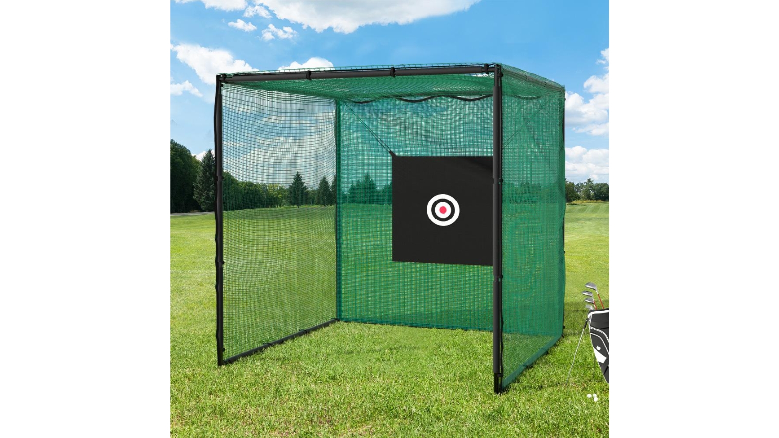 Everfit 3metre Golf Practice Cage with Steel Frame | Harvey Norman