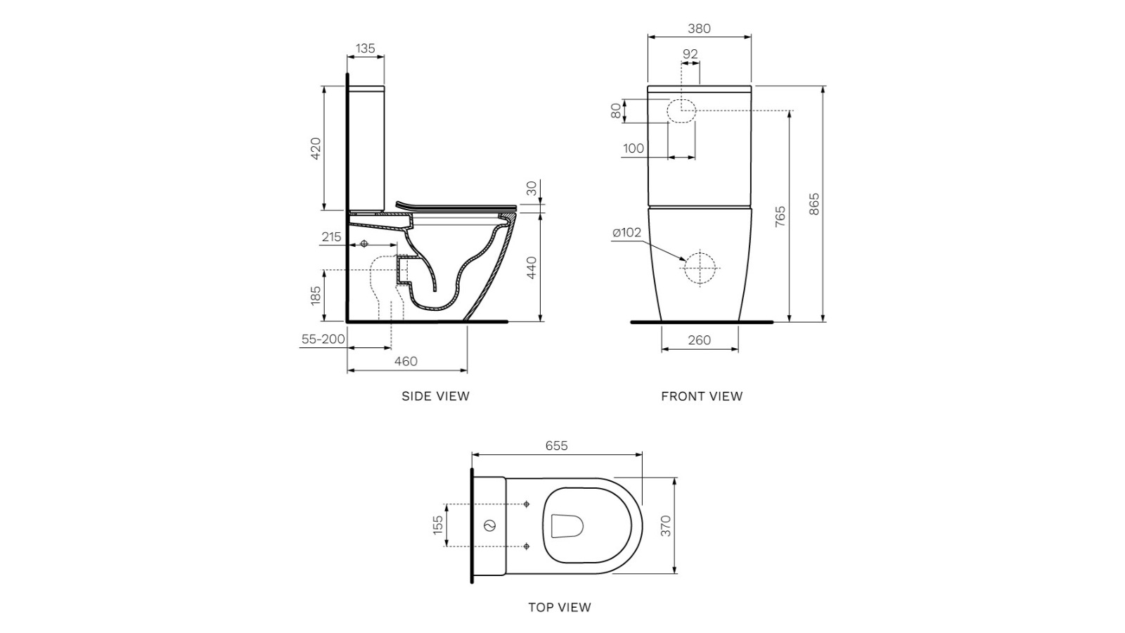 Parisi Ellisse II Ambulant Suite Rimless - Gloss White | Harvey Norman