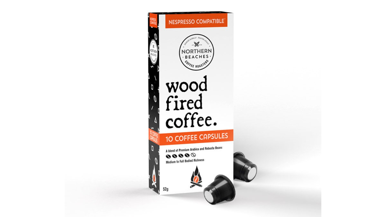 Wood Fired Coffee Capsules (Nespresso Capatible) - 60 Capsule Carton ...