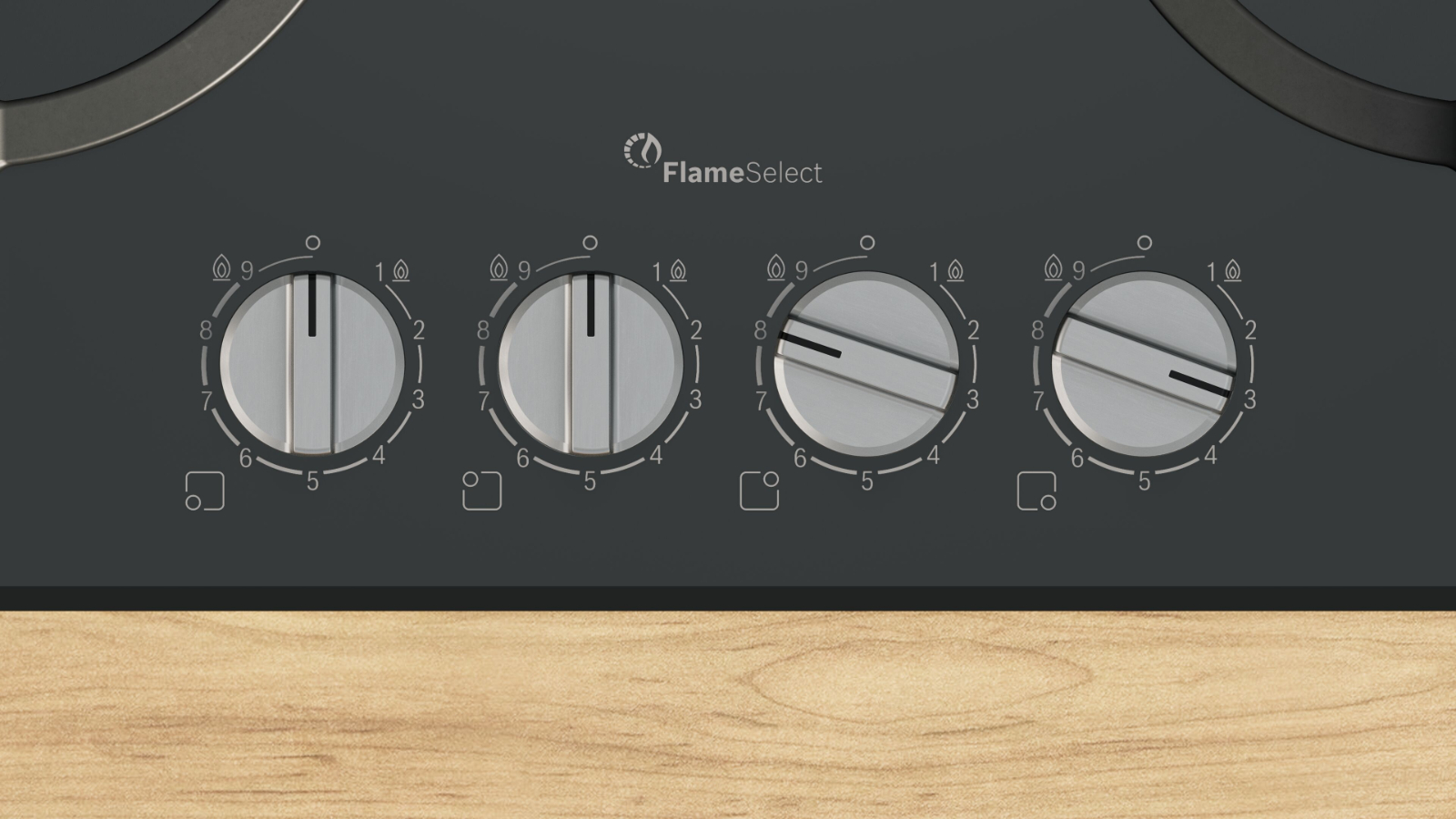 Bosch 60cm Series 6 Tempered Glass Gas Cooktop - Black | Harvey Norman