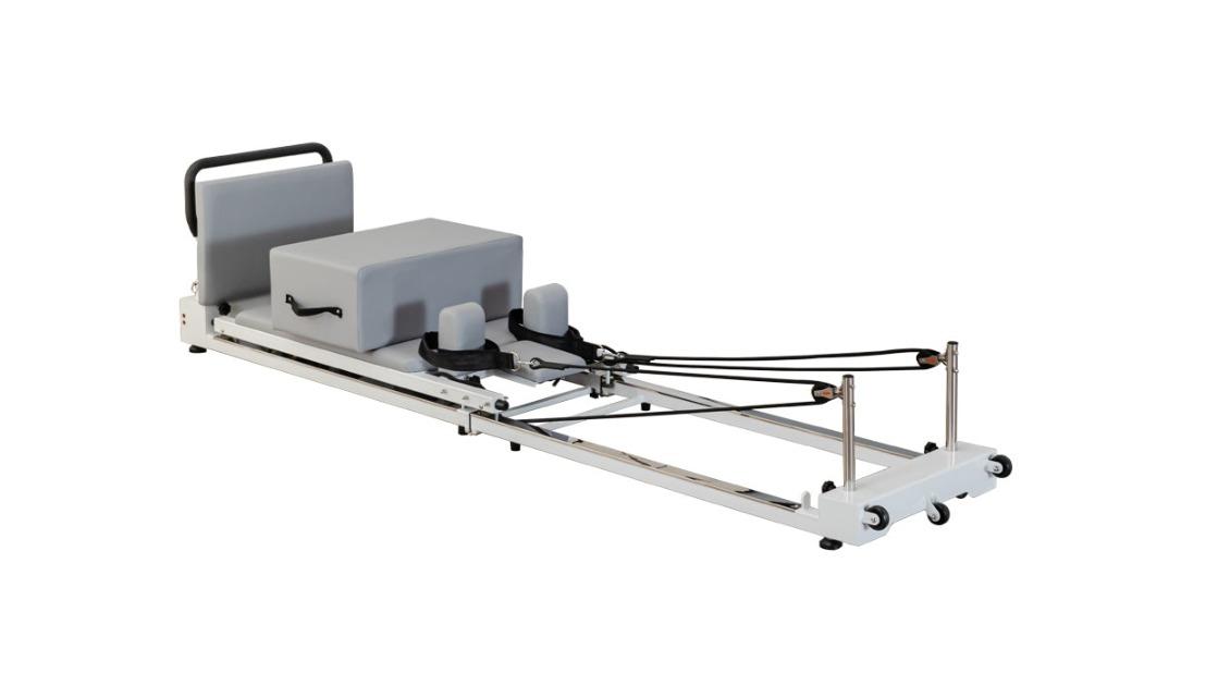 Eeeza Foldable Carbon Steel Reformer Pilates - Grey | Harvey Norman