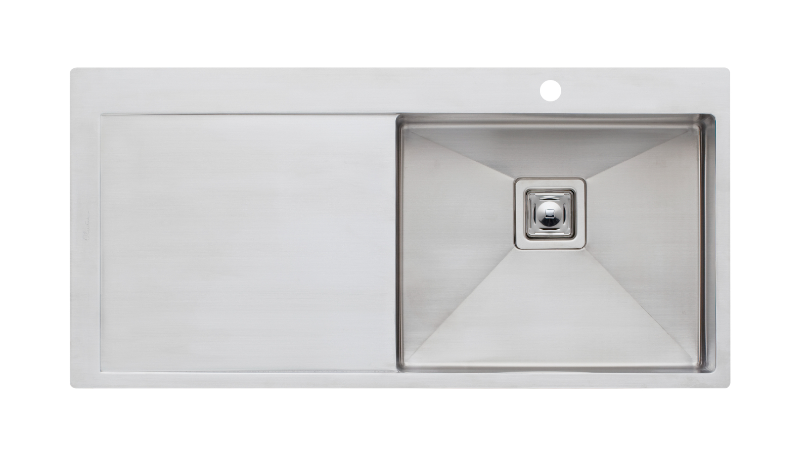 Oliveri Proffesional Series Single Bowl Topmount Sink with Drainer ...
