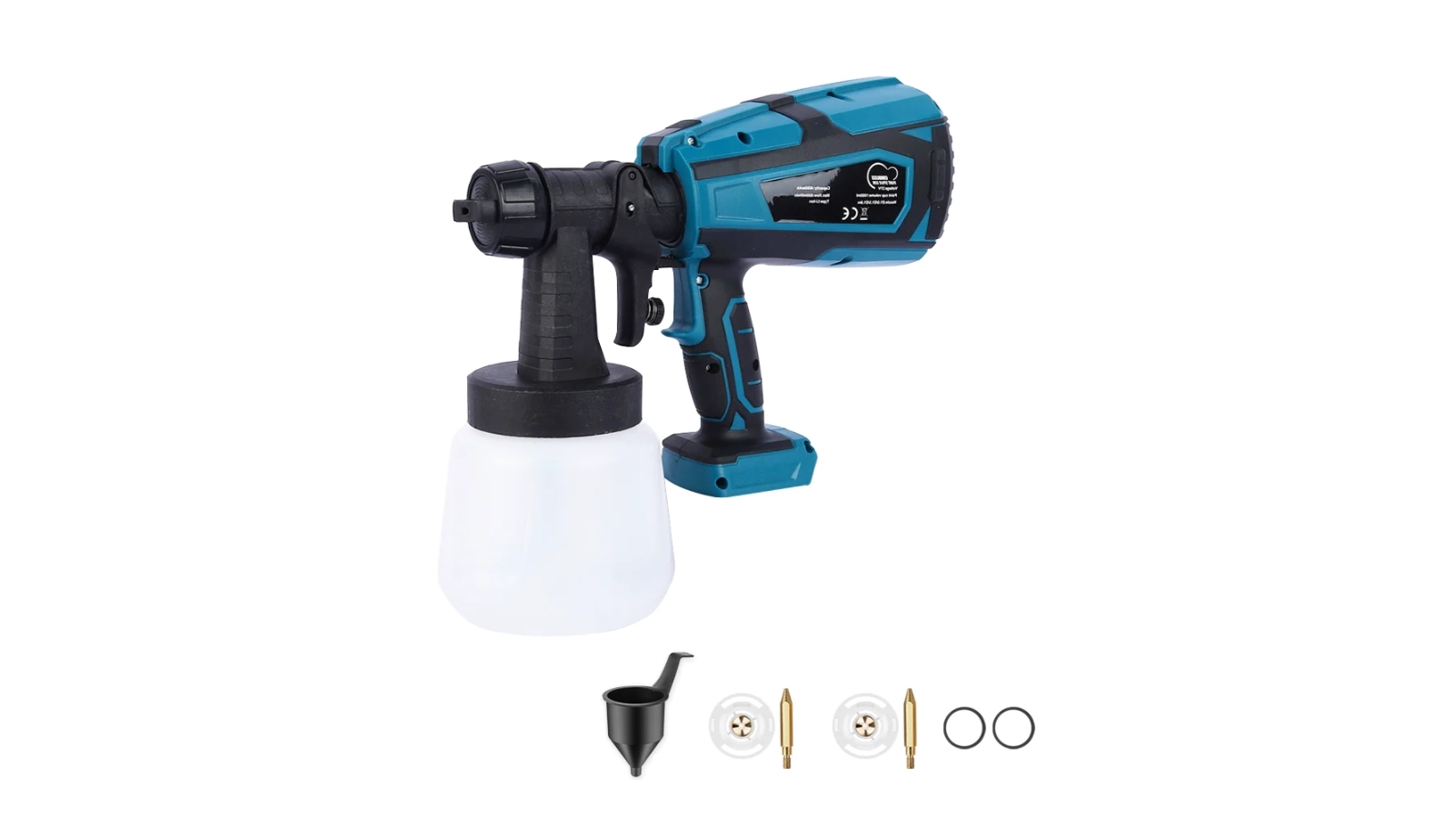 Spray gun battery store